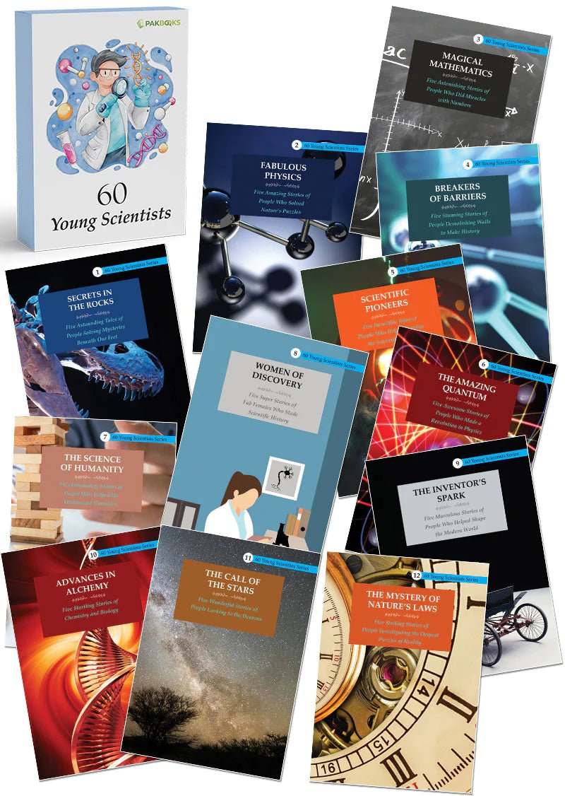 60 Young Scientists Series (12 Books Box Set) - Bookshelf.pk Pakistan