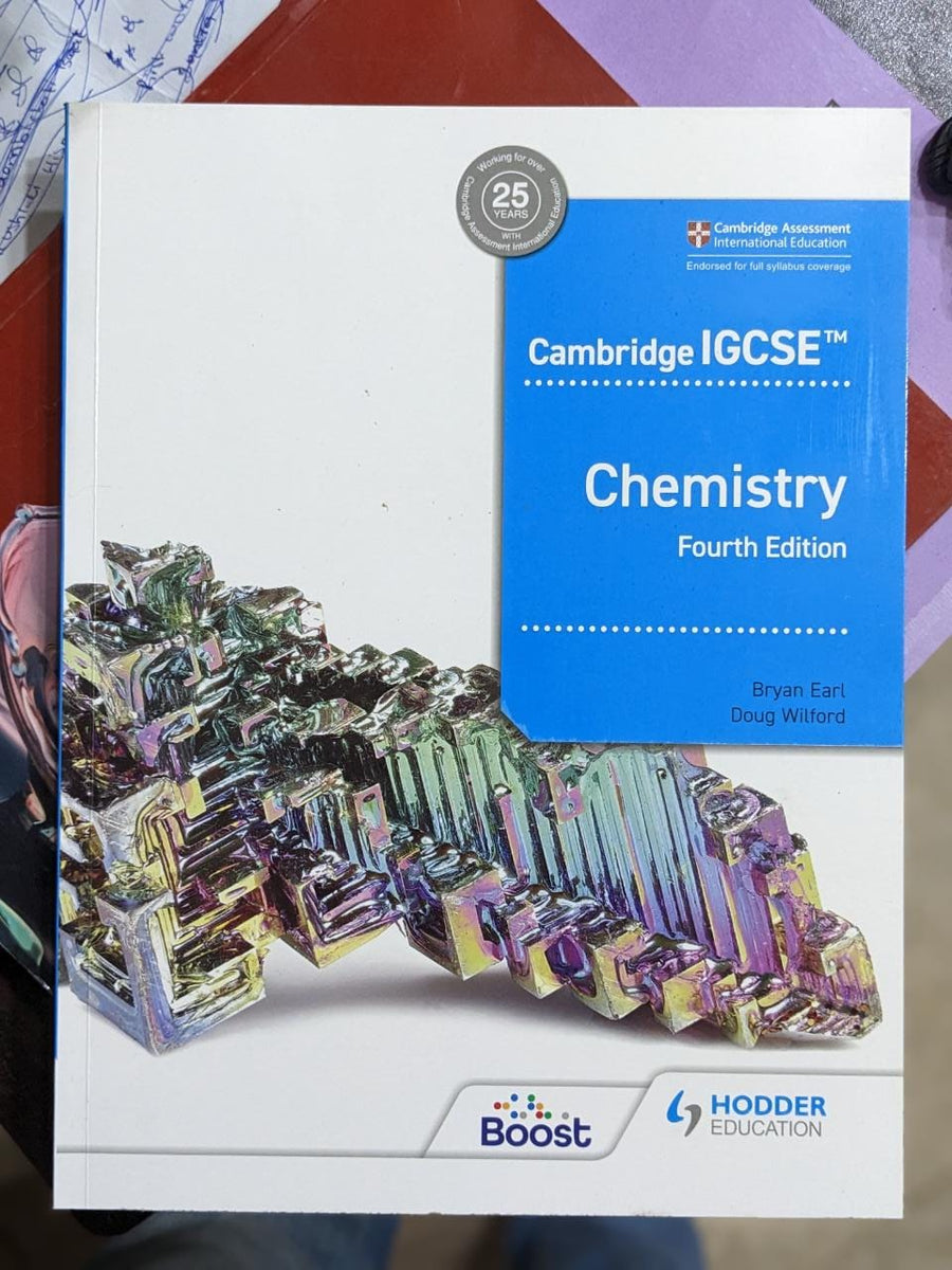 Cambridge IGCSE Chemistry 4th Edition Hodder by Bryan Earl, L. D. R ...